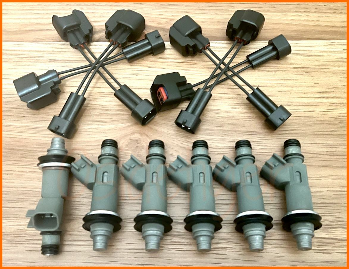 Toyota Tundra 5VZFE 3.4L V6 Denso 12-Hole Fuel Injectors More Torque ...