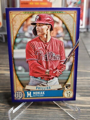 2021 Gypsy Queen Mickey Moniak Rookie Card Indigo Parallel /250 SP ...