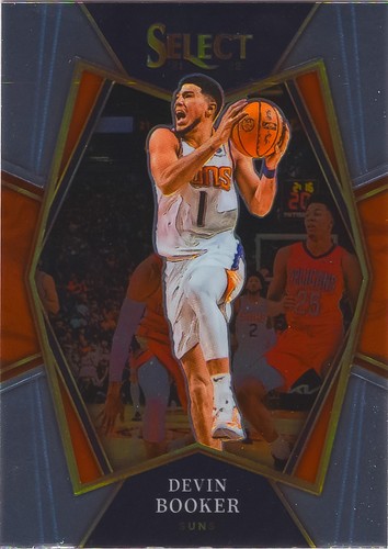 Devin Booker 2021-22 Select Basketball Chrome Base Card #158 Premier ...