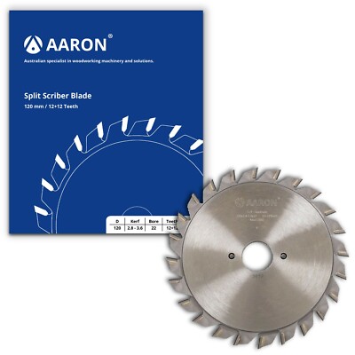 AARON Scoring Saw Blade only for Sliding table Panel Saw 120*22*(2.8-3. ...