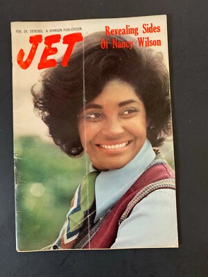 Vtg Jet Magazine February 1976 Nancy Wilson | eBay