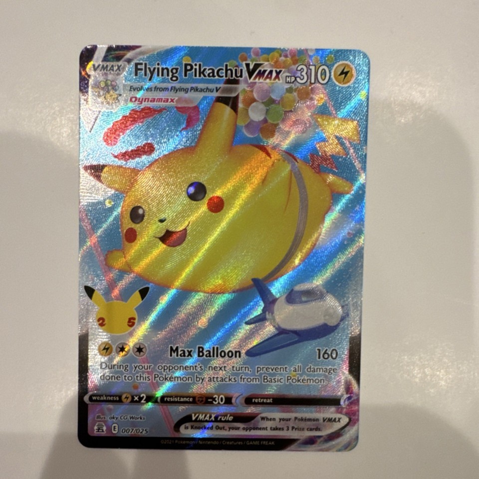 Pokémon Celebrations Pikachu V & VMAX Promo Holo Card Lot (5 cards) | eBay