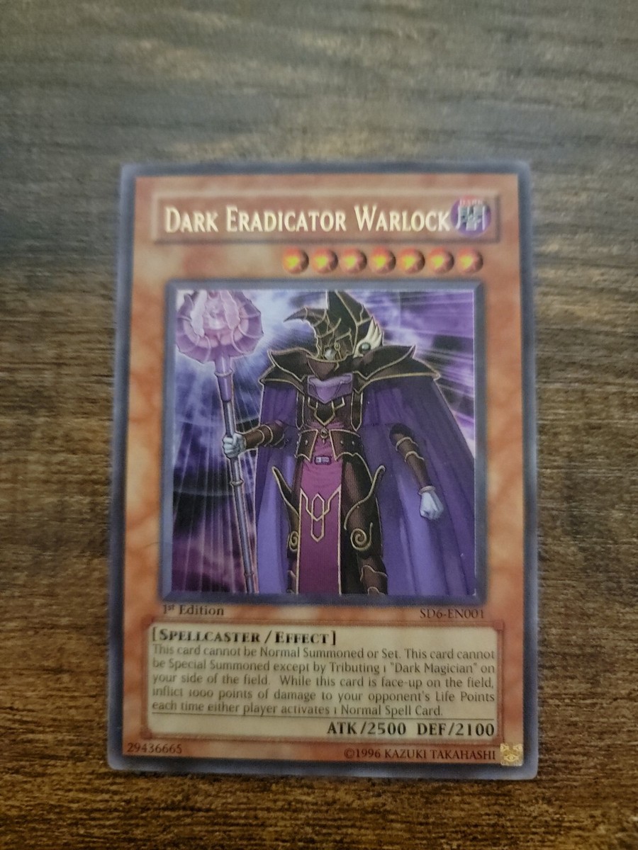 Dark Eradicator Warlock Deck Yu Gi Oh! Structure Deck