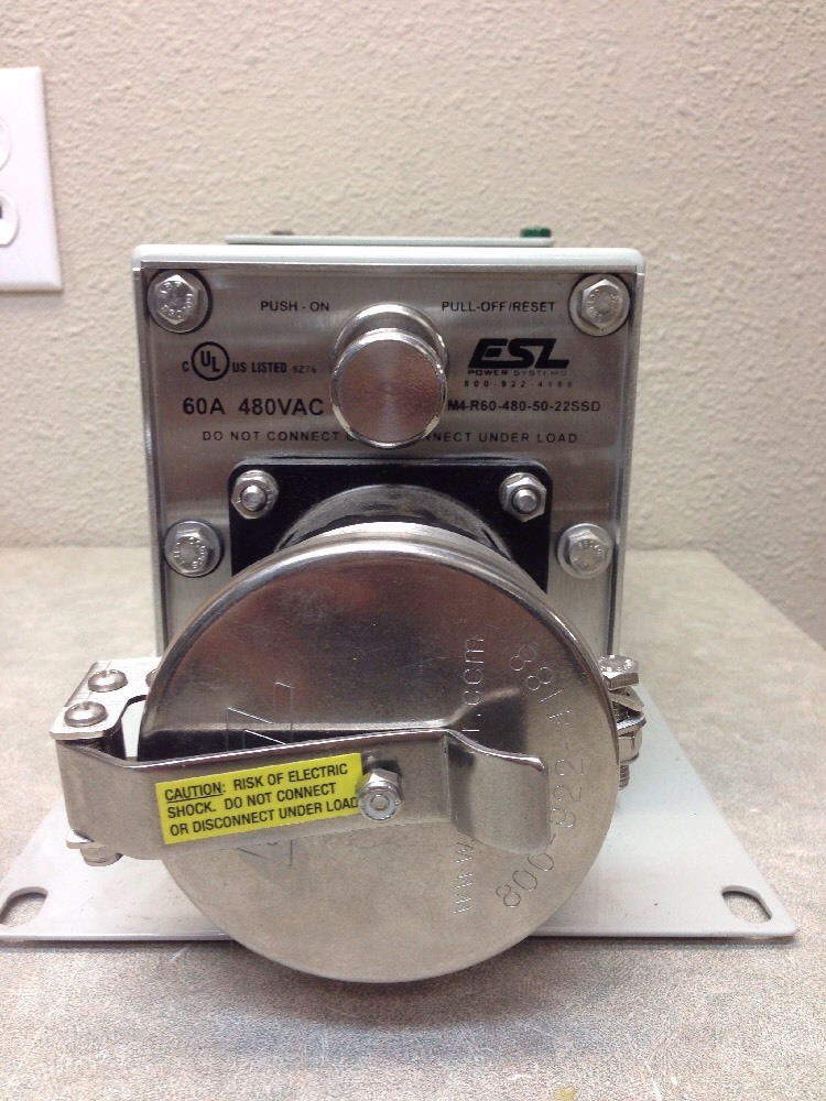 ESL POWER SYSTEMS 1 GANG REEFER OUTLET E1-R60-480-50-22SD-SP-220322L ...