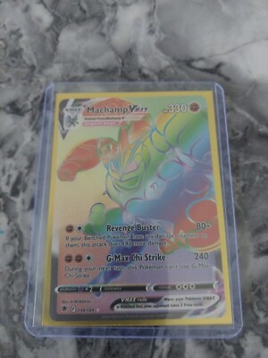Machamp V Max Astral Radiance Rainbow Rare 194/189 | eBay