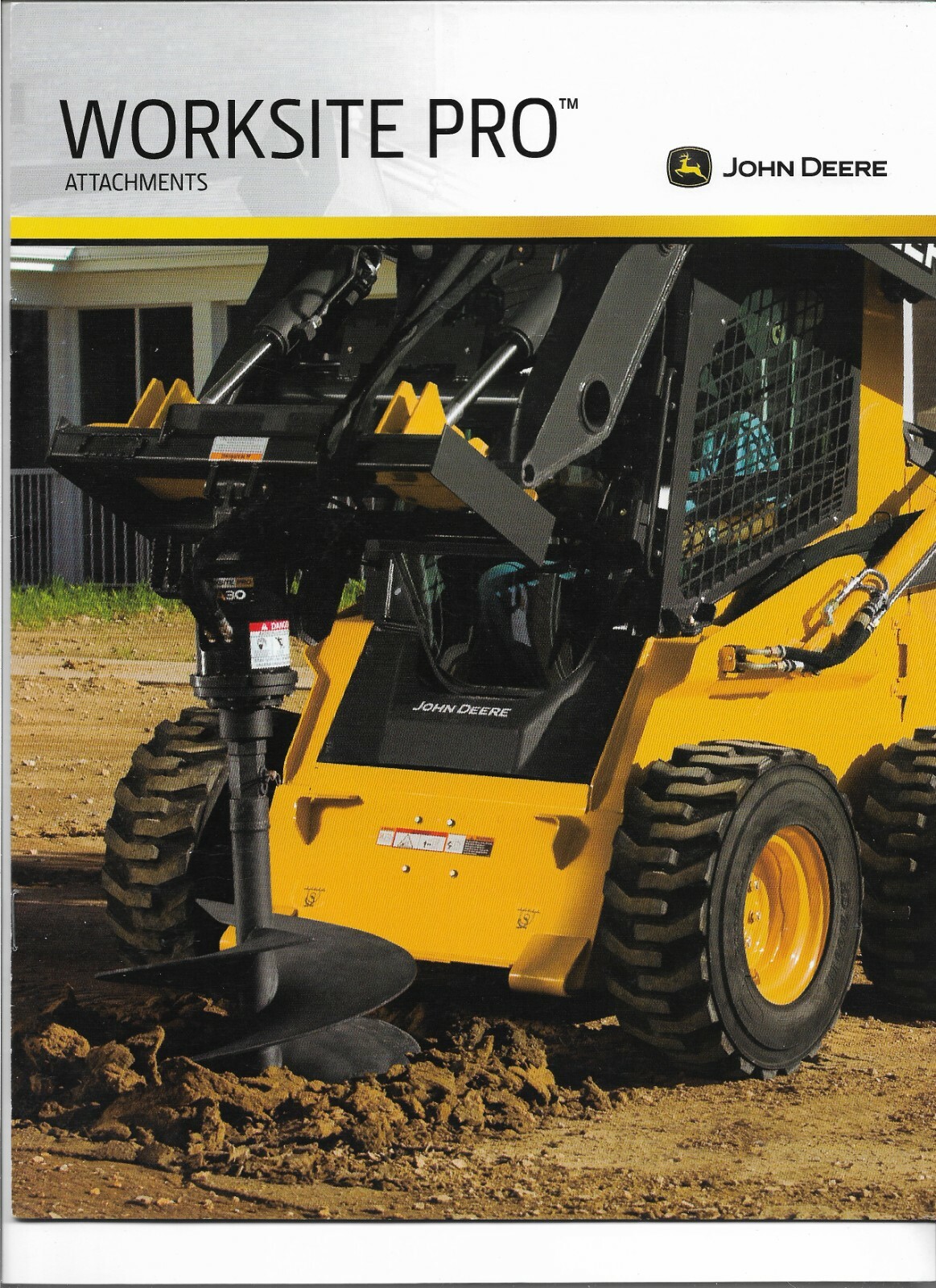 Original OE 12/2009 John Deere Worksite Pro Attachments Sales Brochure ...