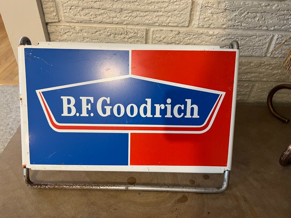 Antique B.F. Goodrich Tire Store Display Advertising Sign | eBay