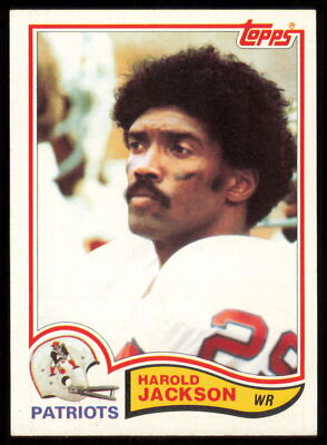 1982 Topps Football #154 Harold Jackson New England Patriots | eBay