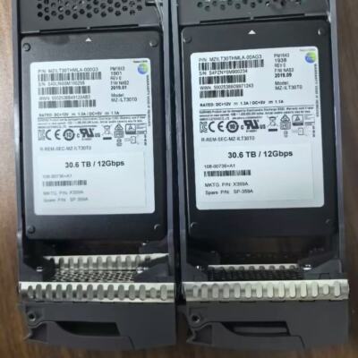 30.6TB SSD SAMSUNG PM1643 SAS MZ-1LT30T0 MZ1LT30THMLA-000G3/00AG3 FW ...