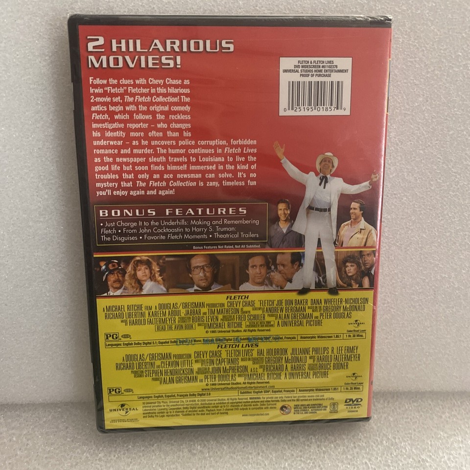 FLETCH + FLETCH LIVES COLLECTION New DVD Chevy Chase 25195018579| eBay