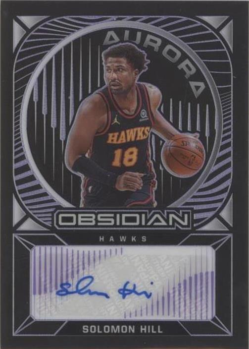 2020-21 Panini Obsidian - Aurora Autographs Solomon Hill #AU-SLH ...