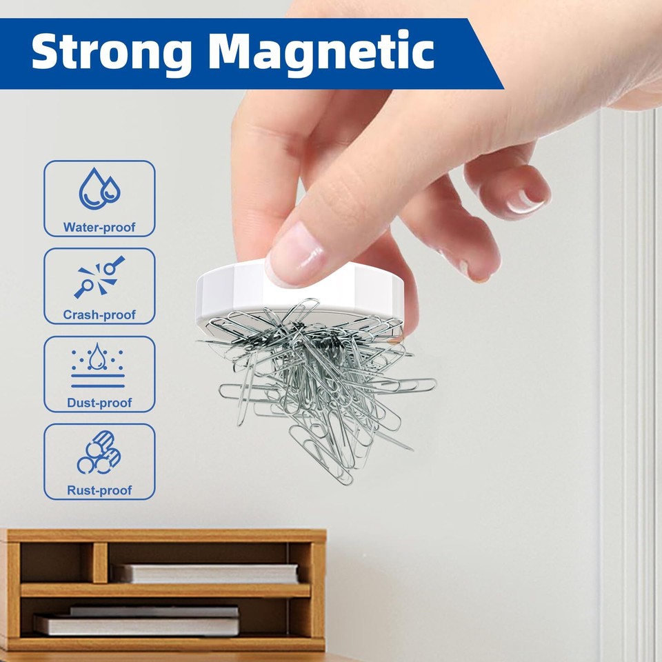 5 Pairs Shower Curtain Magnet Weights Bottom (White) | eBay