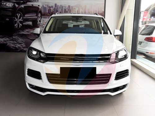 2PCS Unpainted Front Bumper Tow Hook Cover For VW Volkswagen Touareg ...