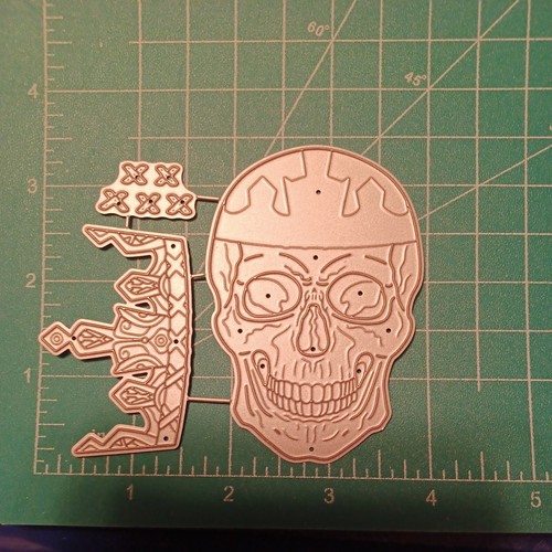 Universal Thin Metal Die Cut Tool Halloween Skull Zombie King crown ...