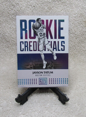 JAYSON TATUM 2017 Panini Status ROOKIE CREDENTIALS Card BOSTON CELTICS ...