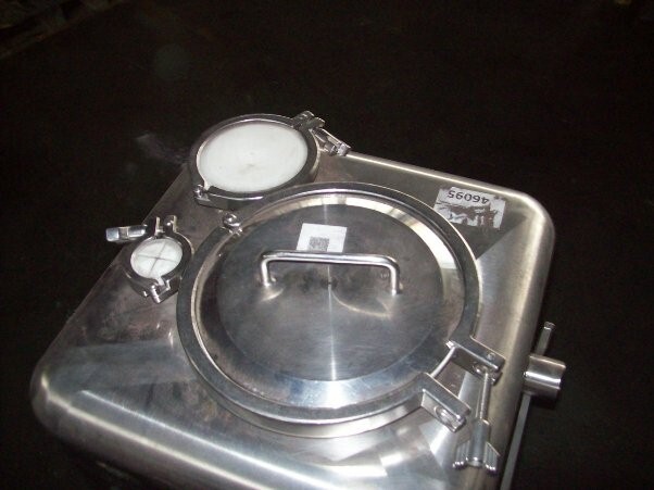 50 liter Servolift Polished Stainless Steel Conical Tank IBC | eBay