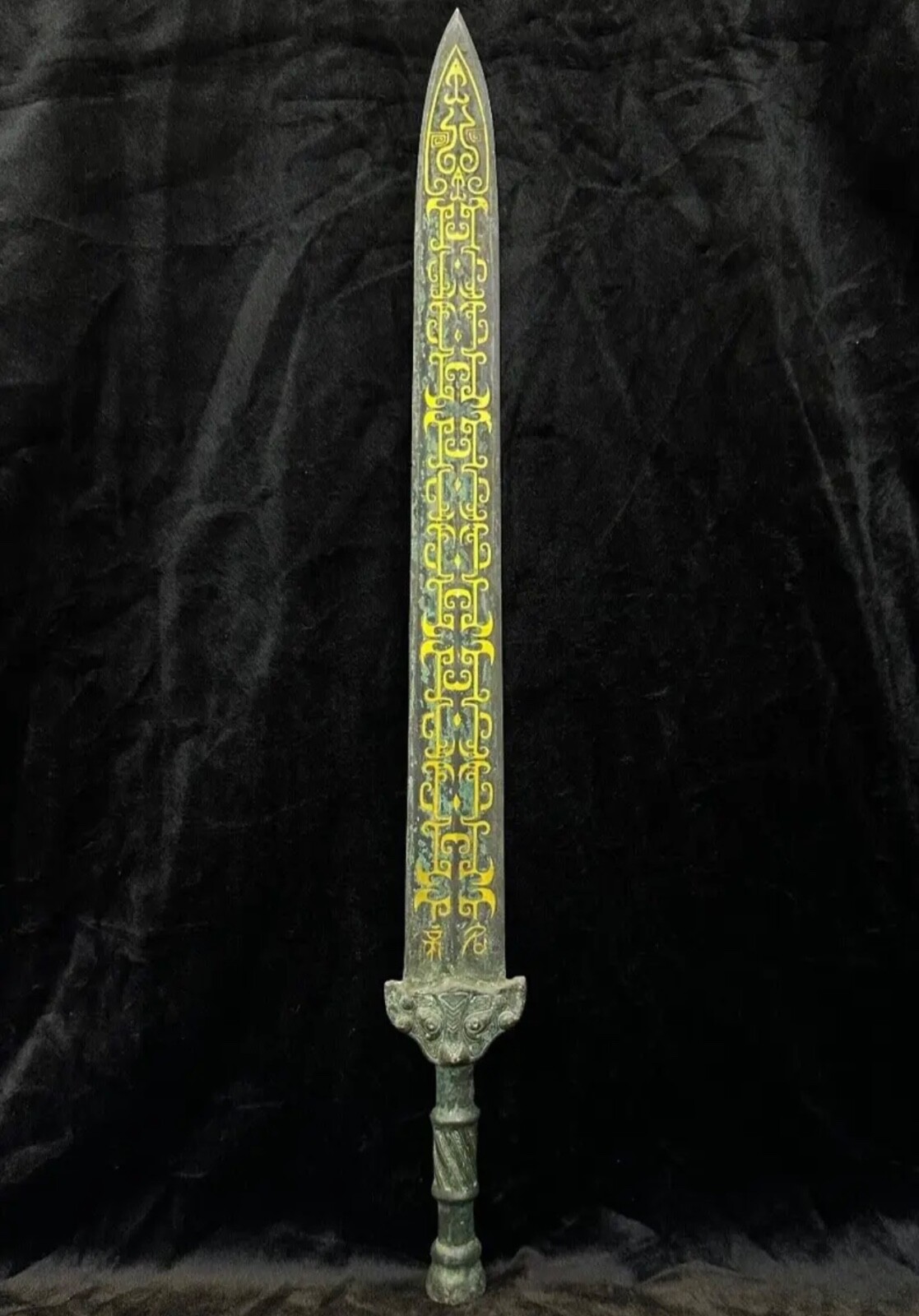 Excellent Ancient Roman Old Bronze With Patina Unique Big Dagger Sword ...