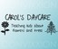 CAROL'S DAYCARE CAR DECAL LAPTOP DIY STICKER WALKING DEAD TWD TREES NO ...
