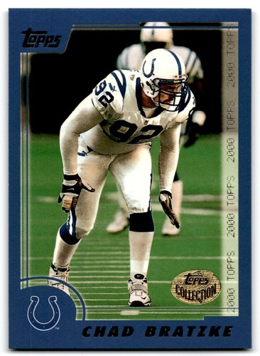 2000 Topps Collection Chad Bratzke Indianapolis Colts #111 | eBay
