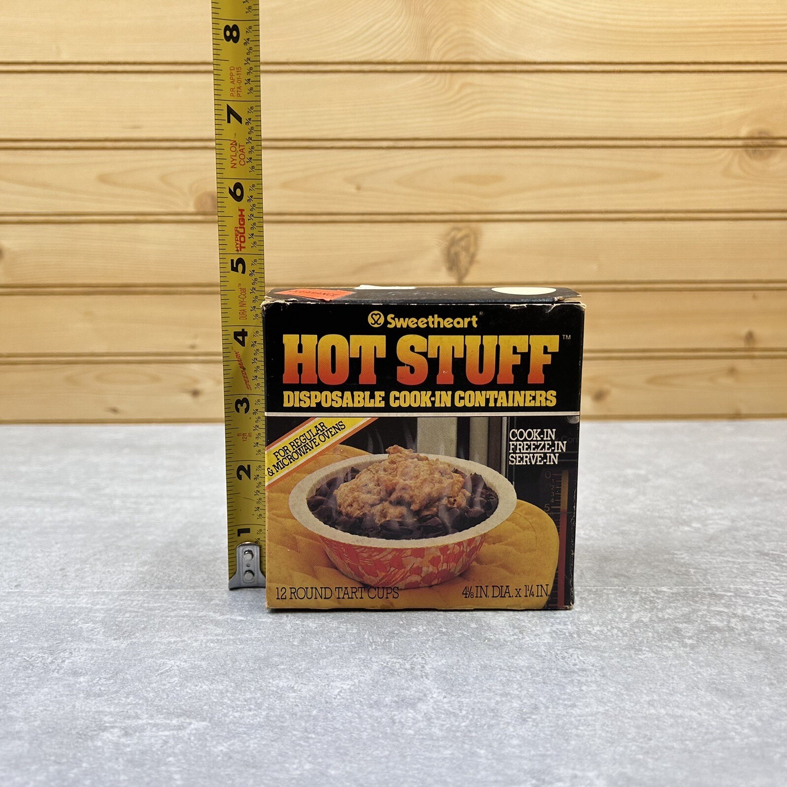 Vintage 80s Sweetheart Hot Stuff Tart Cups Oven or Microwave Disposable ...