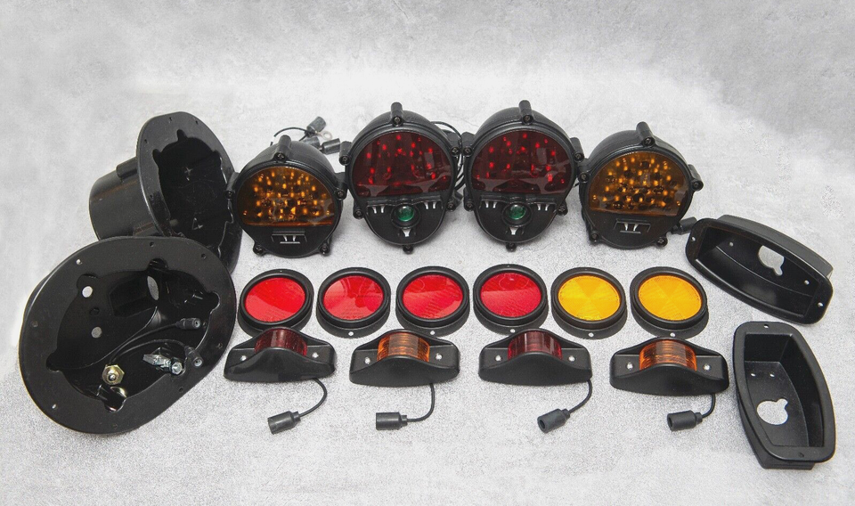 Humvee Turn Signal Light Kit W Reverse Light Switch LED 5 Ton 2.5 Ton