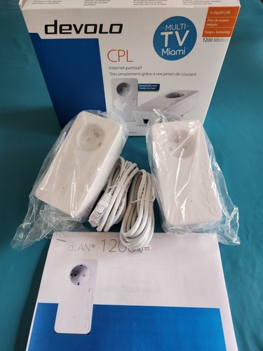 Lot de deux adaptateurs CPL Starter Kit Devolo dLAN 1200 + Neuf | eBay