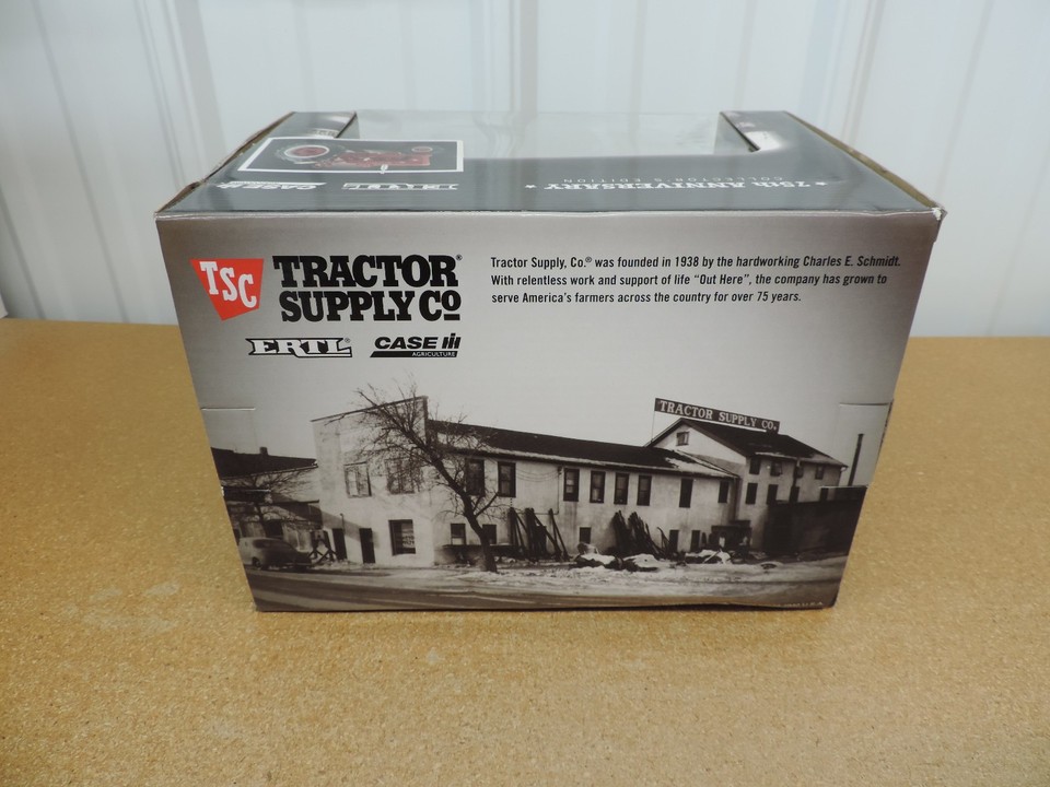 1938 Farmall M tractor ERTL 1/16 75th Tractor Supply IH box farm toy ...