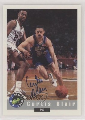 1992 Classic Draft Picks Auto Curtis Blair Auto 9lz | eBay