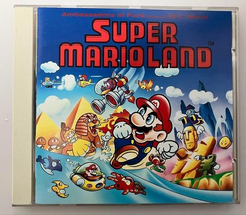 Super Mario Land CD Soundtrack Ambassadors of Funk M.C. Mario 1992 Rare ...