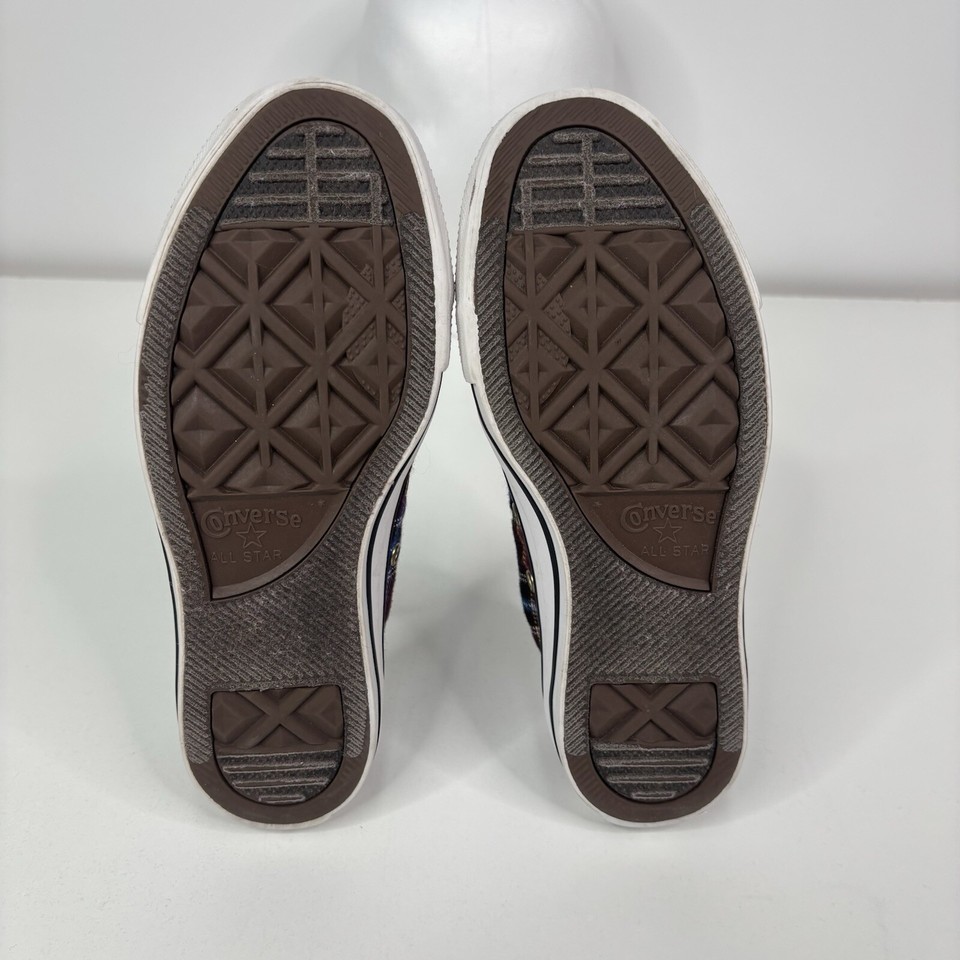 Converse Chuck Taylor All Star Womens 6 Plaid Low Top Sneaker Shoes | eBay