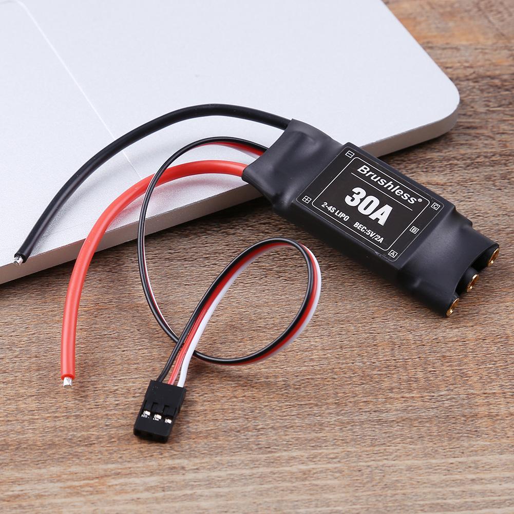 XXD 30A ESC Brushless Motor Speed Controller for RC Airplane Helicopter ...