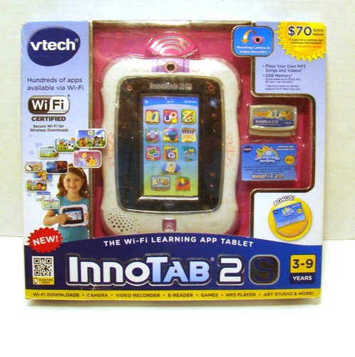 Vtech Innotab 2S Learning System Tablet WIFI Pink / Purple - TESTED ...