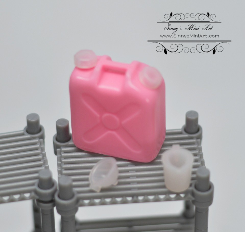 1:12 Doll Miniature Fuel Can Gas/ Diesel Container Pink G20 | eBay