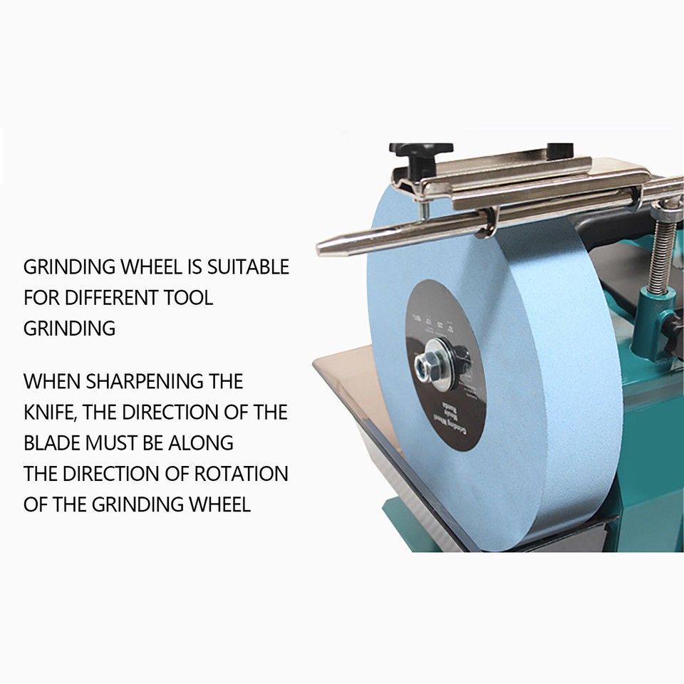Knife Sharpening Machine 10-Inch Two-Direction Water Cooled Wet & Dry ...