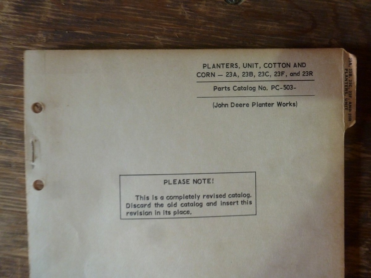 John Deere 23 C Planter John Deere S Series Factory Fine Cut Chopper