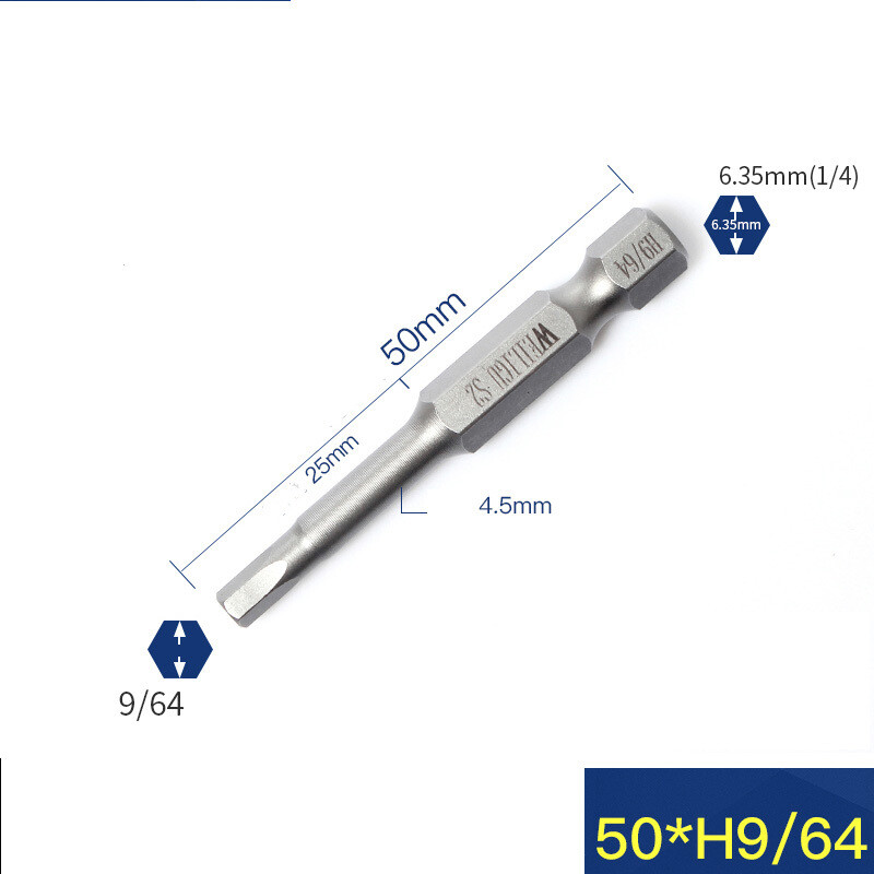 1/4" Hex Key Allen Bit Set Quick Change Connect Impact Driver Power ...