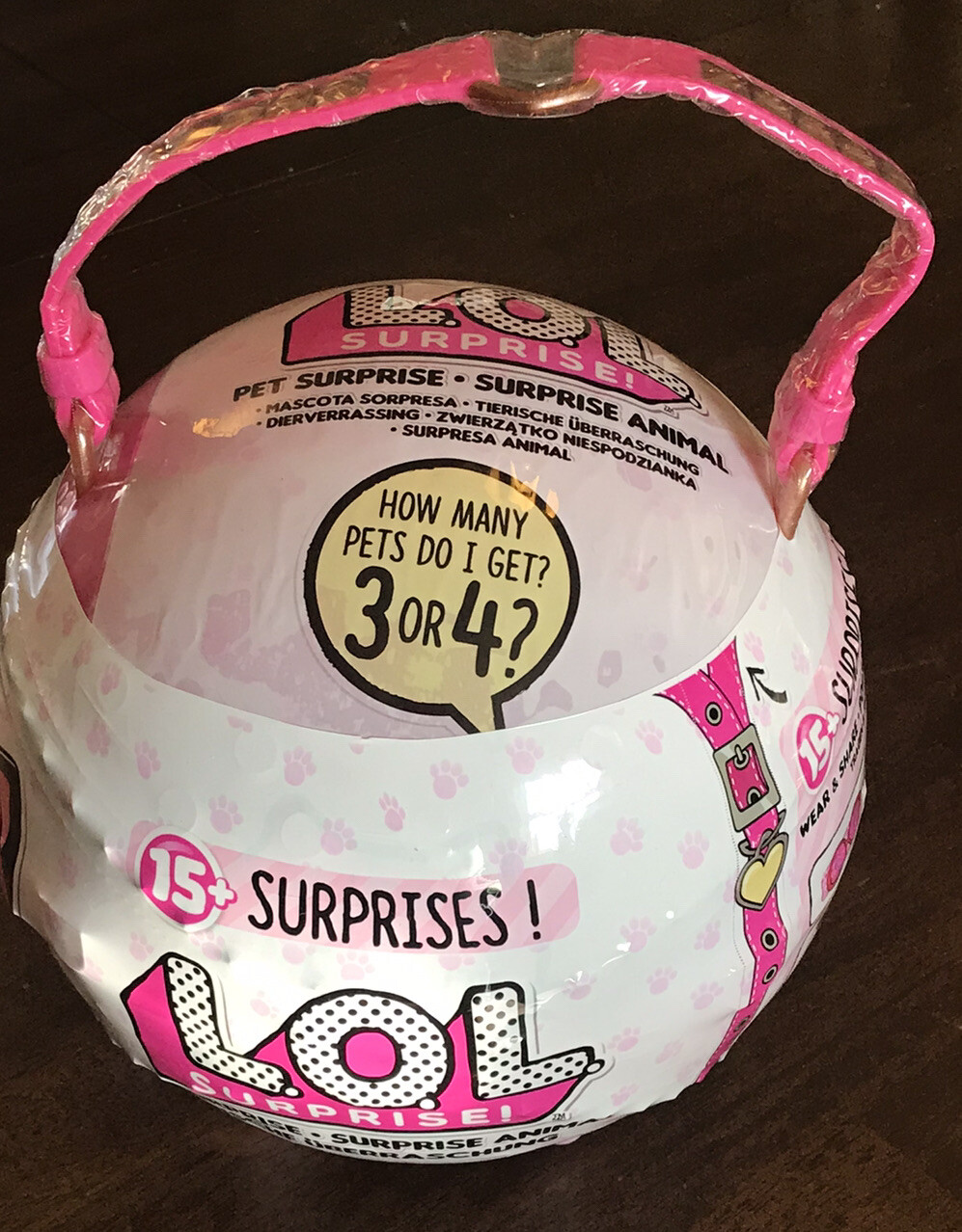 NEW Lol Surprise PET SURPRISE Get 3 OR 4 Pets Large Ball | eBay