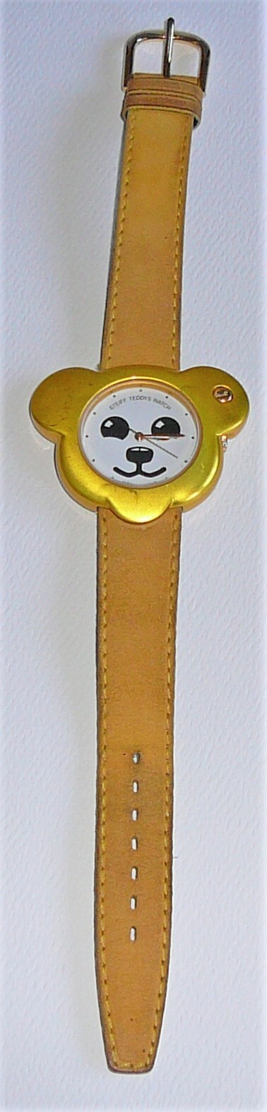 Steiff Teddy Watch purchased in the 1980s, yellow suede band, stamped ...