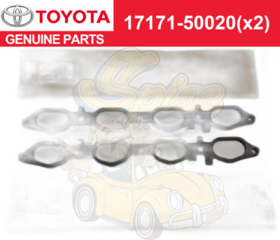 Toyota Genuine LEXUS FACTORY INTAKE MANIFOLD GASKET SET 17171-50020 x2 ...