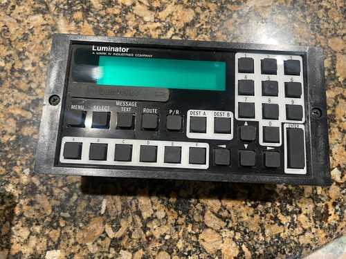 Mass Transit LUMINATOR OPERATOR DISPLAY & KEYPAD LED CONTROLLER ...