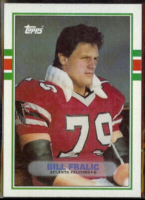 BILL FRALIC 1989 Topps #347. FALCONS | eBay