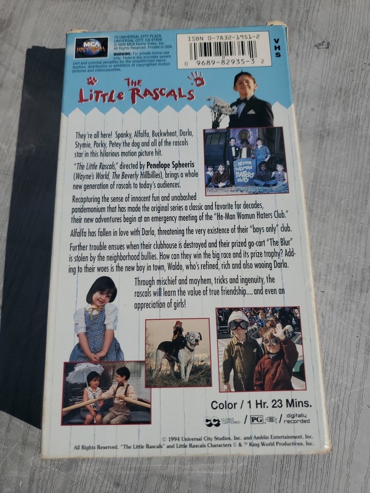 The Little Rascals (VHS, 2000) 96898293532 | eBay