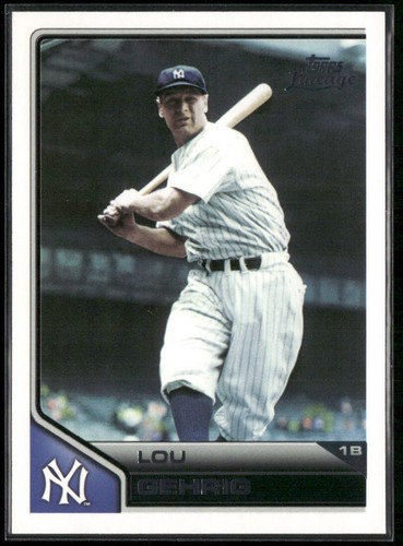 2011 Topps Lineage #50 Lou Gehrig | eBay