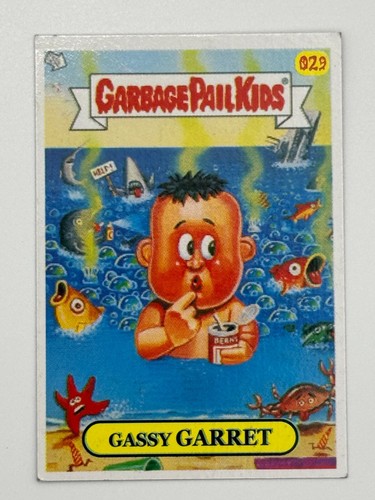 Garbage Pail Kids #29 GASSY GARRET Nuevas Cartas Colombian Foreign GPK ...