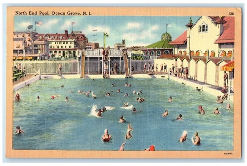 1949 North End Pool Exterior Building Ocean Grove New Jersey NJ Vintage ...