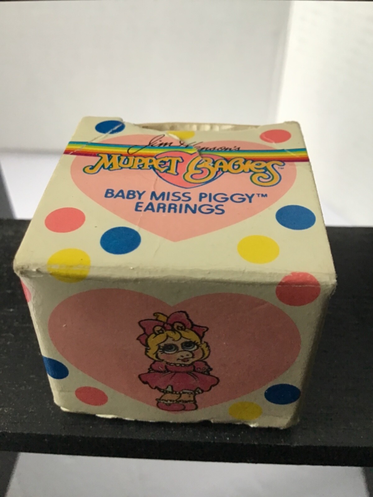 1987 Muppet Babies Jim Henson's Baby Miss Piggy Earri… - Gem