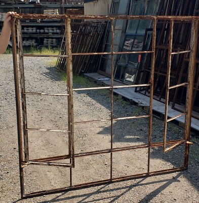 15 Pane Steel Cottage Casement Window Frames with Swing Outs 53" x 63 ...