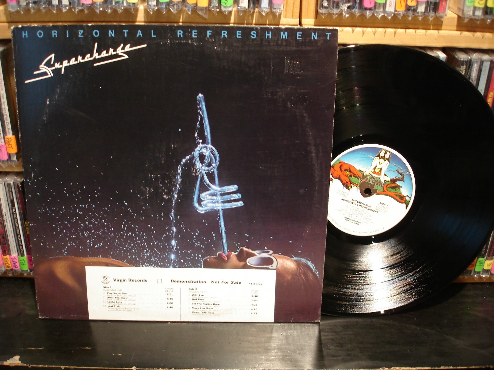 Supercharge - Horizontal Refreshment ~ Vintage LP GOLD STAMP PROMO | eBay