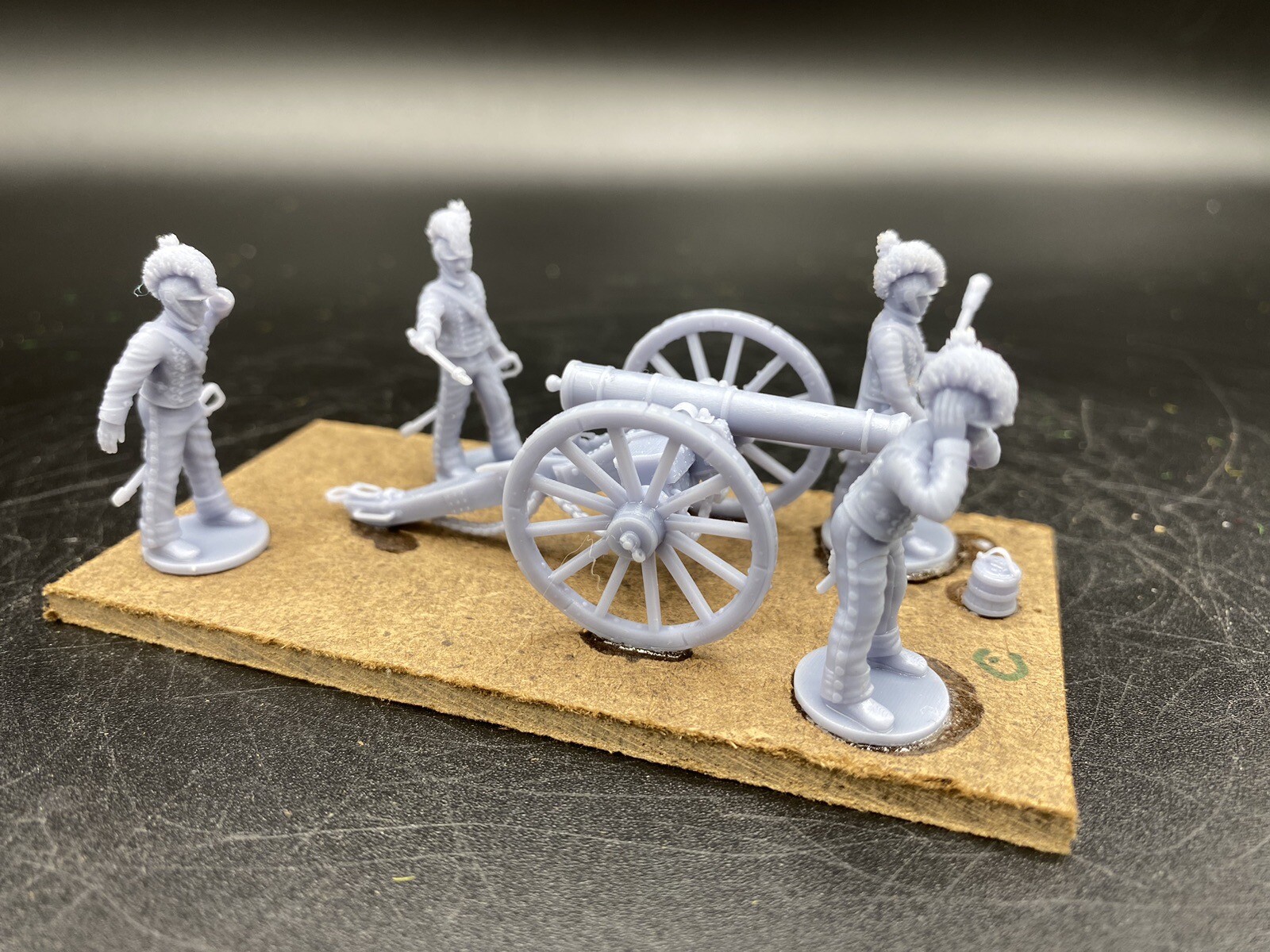 28mm, 3D Printed, Napoleonic, British RHA Gun & Crew, Black Powder (C ...