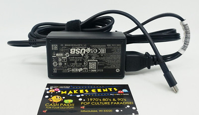 OEM HP Laptop 65W Charger AC Power Adapter L65505-002 L67440-001 ...